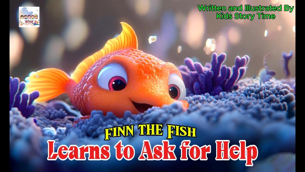 Finn the Fish Learns to Ask for Help | A Story About Bravery and ...