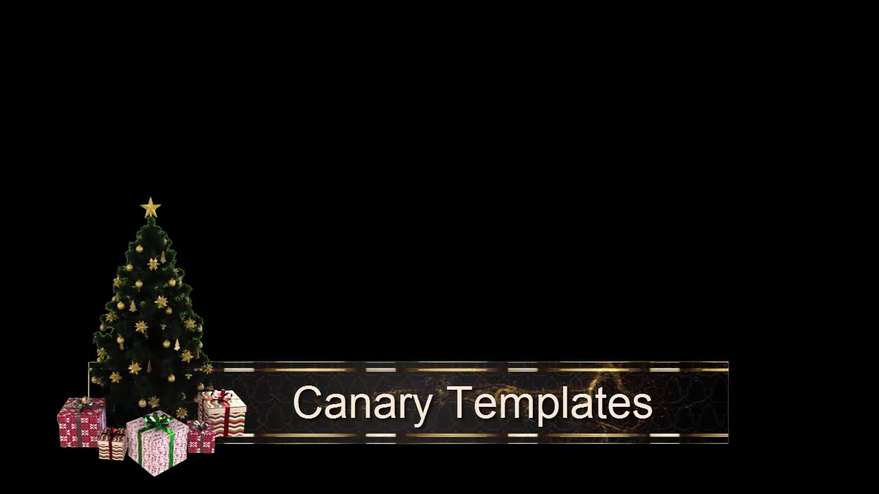 [Canary Templates] MerryChristmas Luxury Lower Third Template #1 - Free ...