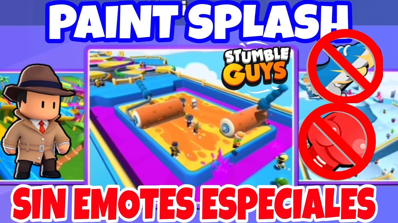 PAINT SPLASH SIN EMOTES ESPECIAL!!! - YouTube