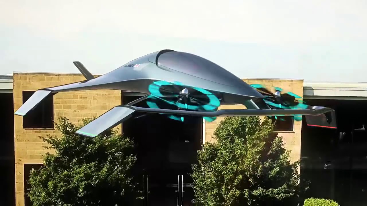 Aston Martin Volante Vision Concept, Luxury Flying Car In Action ...
