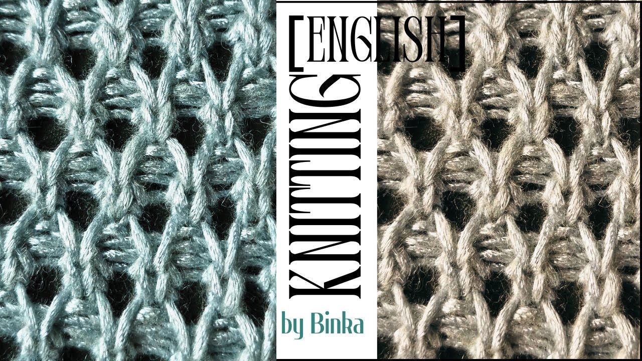 [English] An original model of a charming knitting pattern. - YouTube