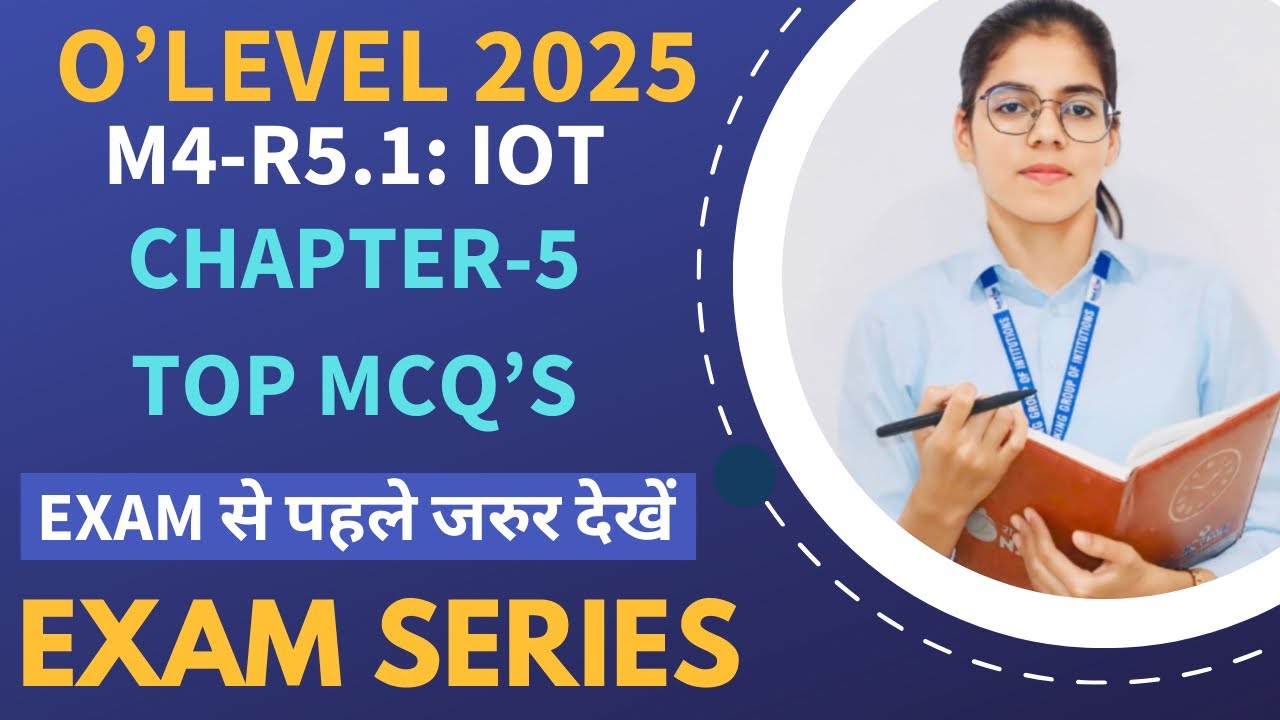 IOT M4-R5.1 Top MCQs | महा मैराथन | O Level Theory Exam Practice | IOT ...