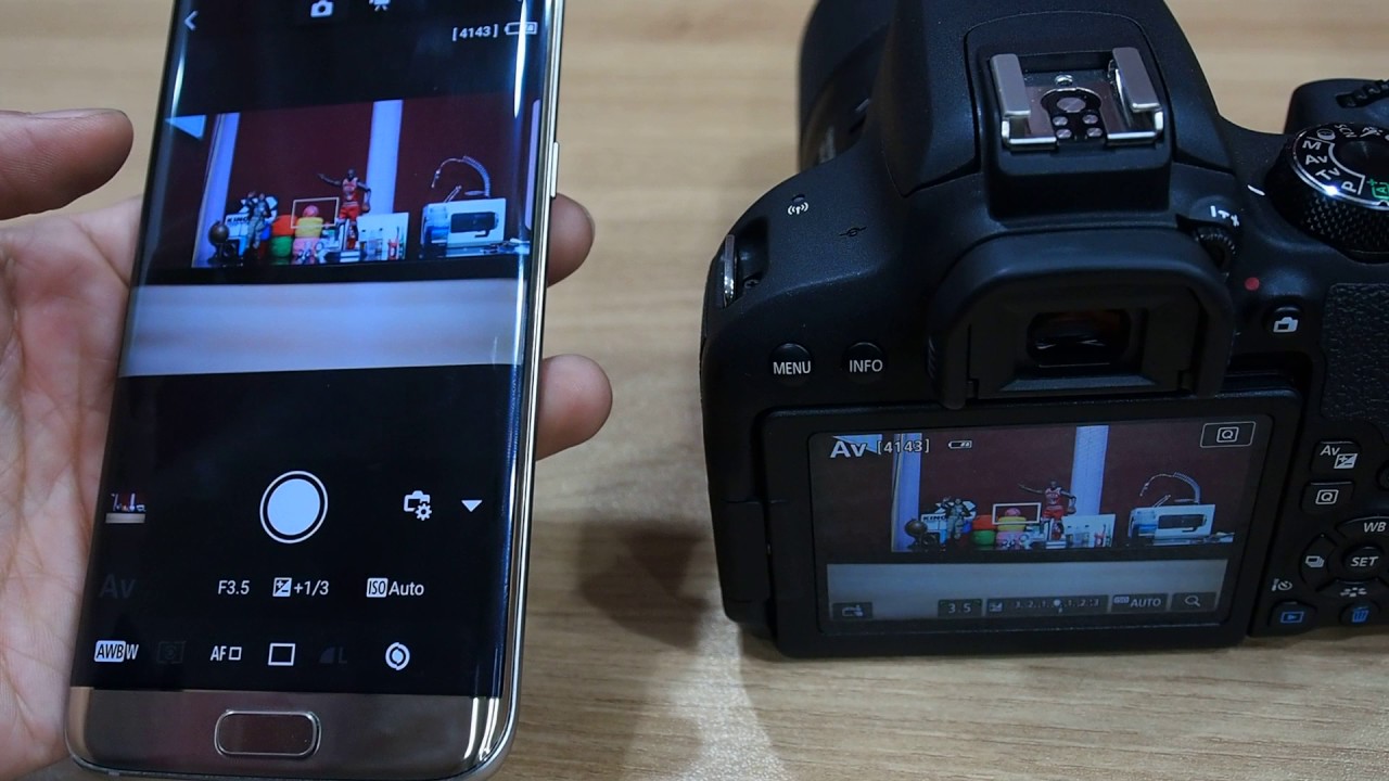 Canon EOS800D Bluetooth Wi Fi - YouTube