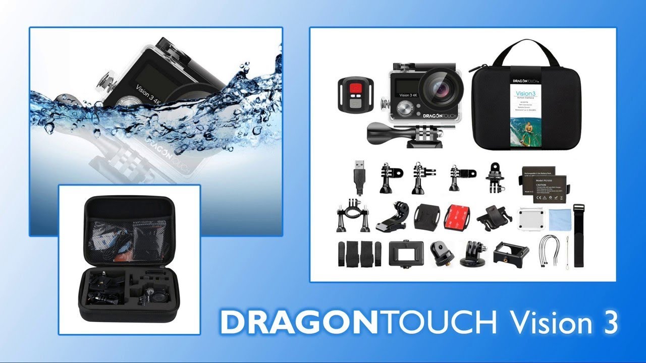 Dragon Touch Vision3 4K UltraHD Action Cam Update p.1 - YouTube