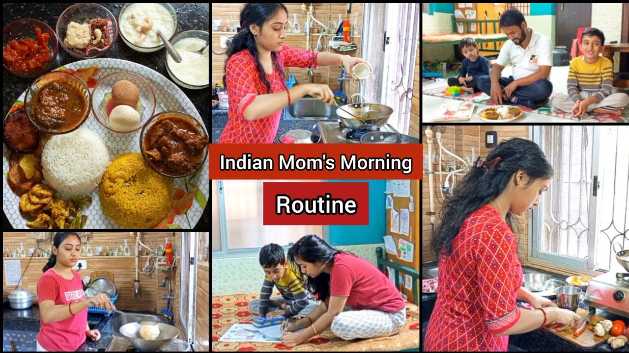 🌷My Productive Breakfast to Lunch Routine || Cooking, Cleaning, Kids ...