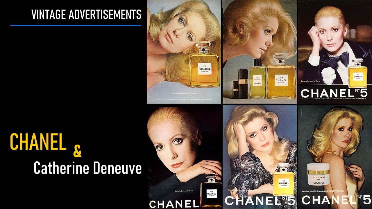 1970s Chanel & Catherine Deneuve No.5 perfume Ad Campaign - YouTube