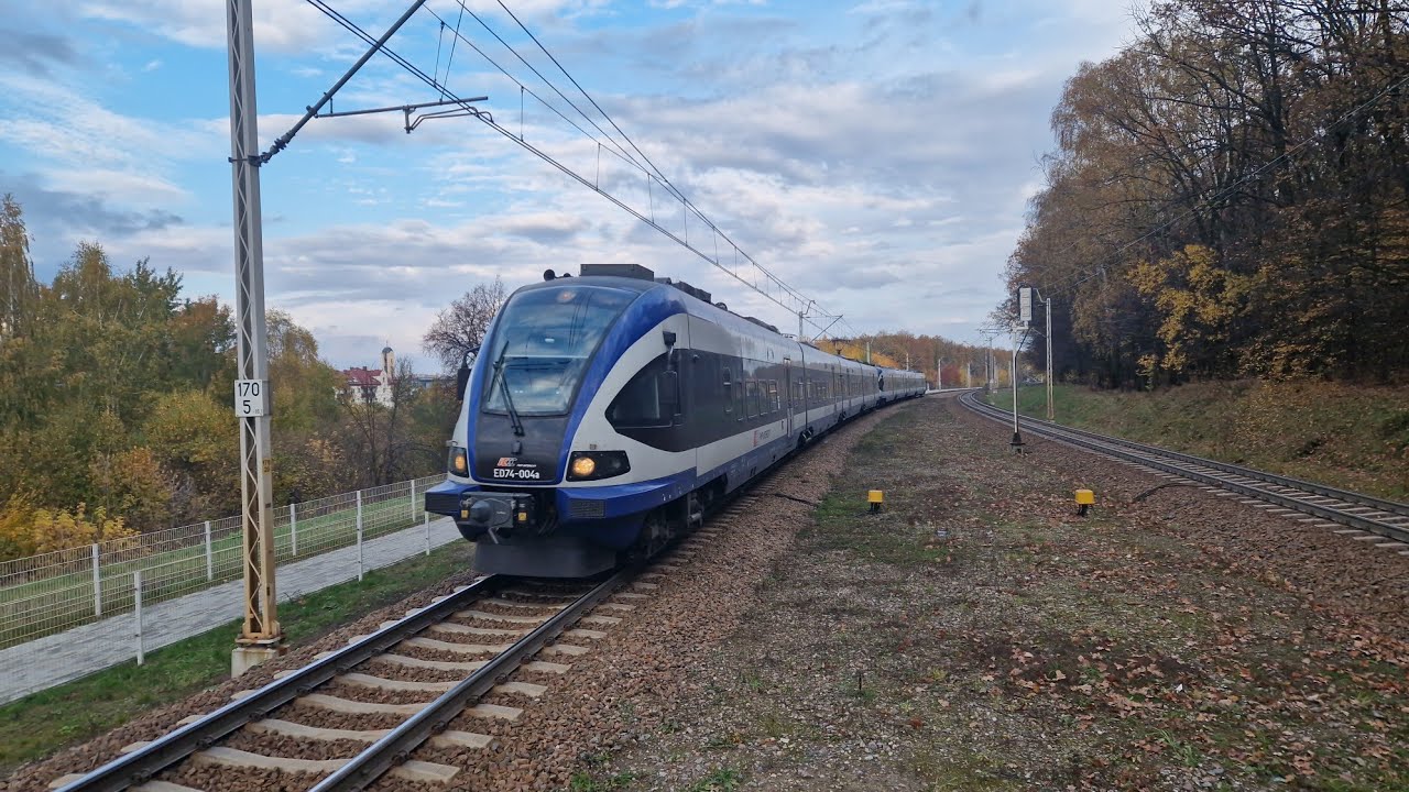 ED74-004 + ED74-001 jako IC MORCINEK, wjeżdżają na p.o. Lublin Zachodni ...