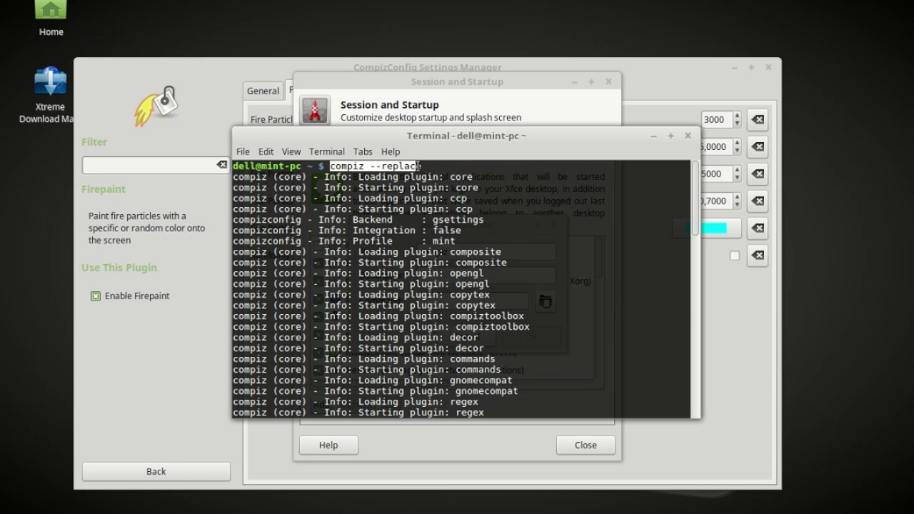 How to activate Compiz at startup - fresh install - linux Mint 18.1 ...