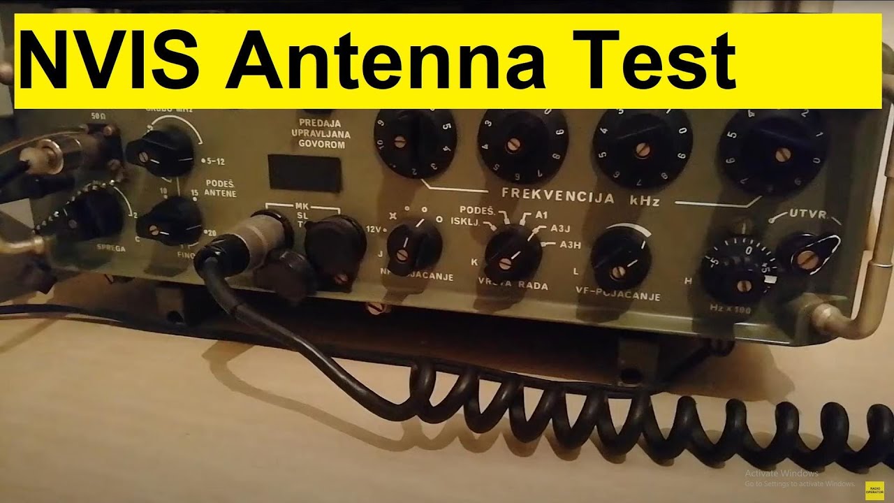 NVIS Antenna Test - 7 MHz Horizontal Dipol - Тест антенны NVIS ...