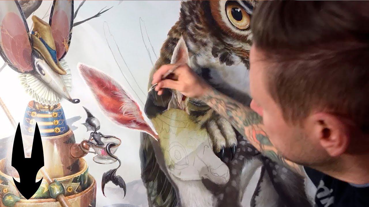 Stranger things exist for these animals and creatures in this painting ...