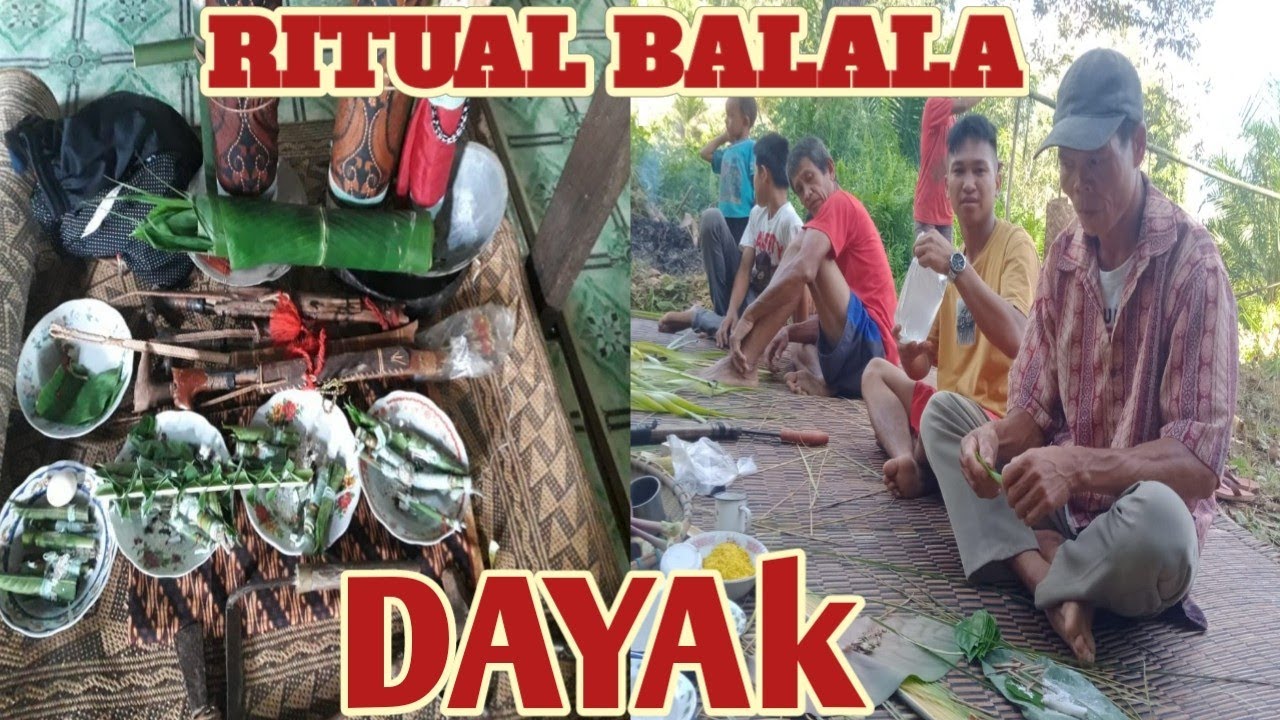 RITUAL DAYAK BALALA PADAGI ADAT KELEPUK-SEKENDAL - YouTube