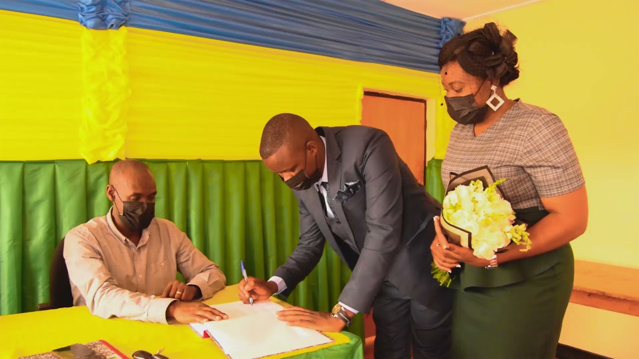 Rwanda civil marriage - YouTube
