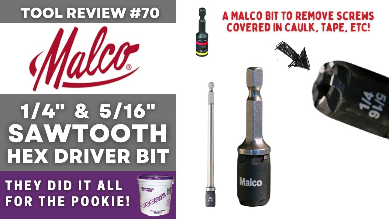 Malco SAWTOOTH 1 4 5 16 Hex Driver Meant For HVAC But Maybe You malco-sawtooth-1-4-5-16-hex-driver-meant-for-hvac-but-maybe-you