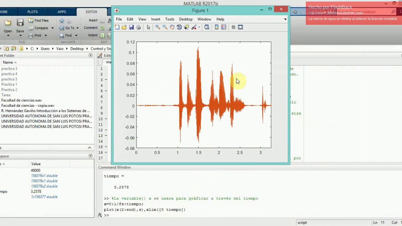 Procesamiento De Audio En Matlab Youtube
