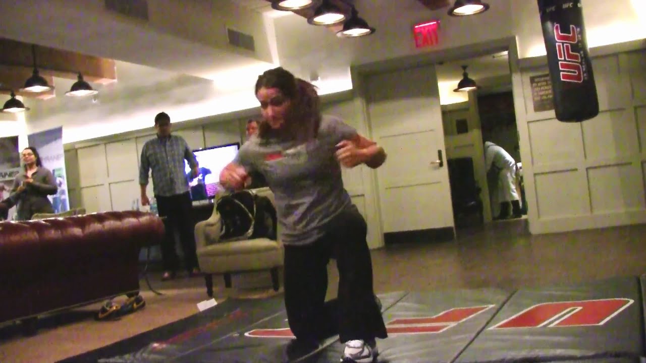 First hands-on look at UFC Personal Trainer video game - YouTube