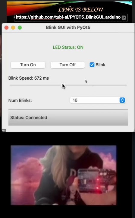 Pyqt5 Blinkgui Arduino Short Youtube