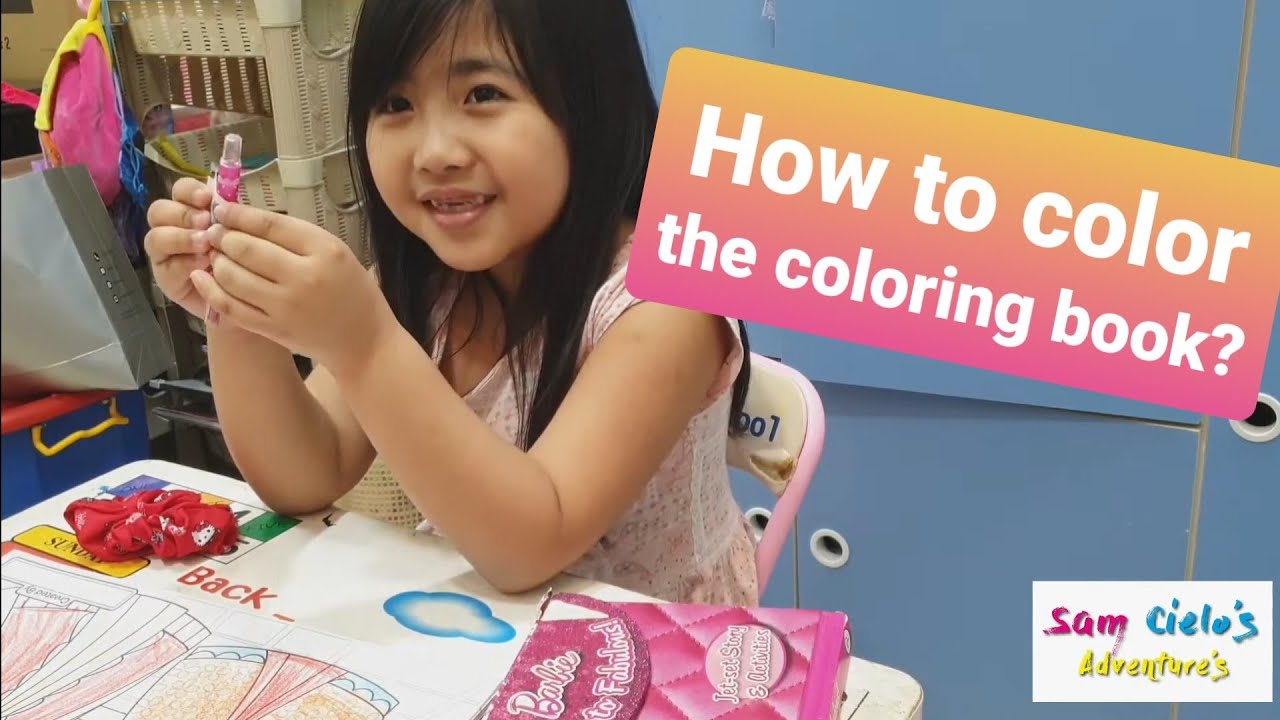 How to Color the Coloring Book! - YouTube