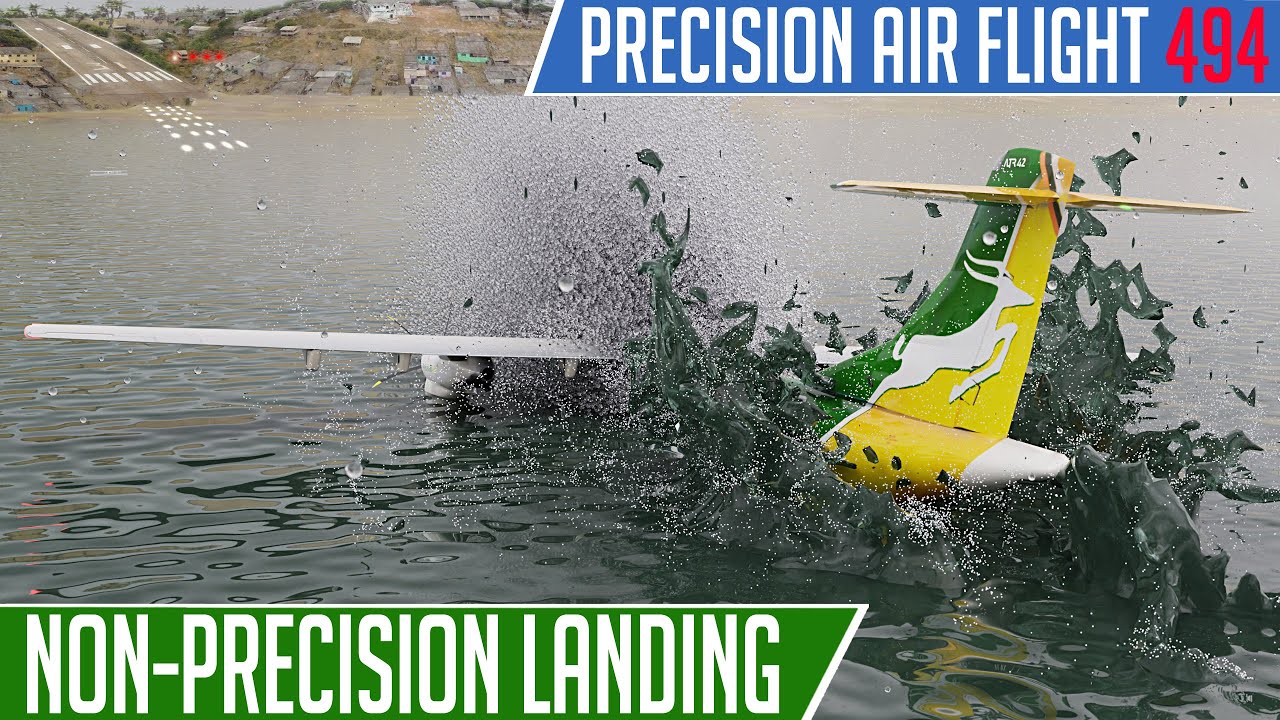 Precision Air Flight 494 air crash reconstruction - YouTube