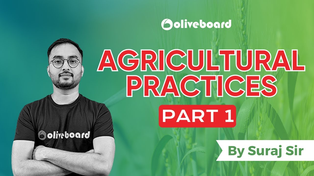 Agriculture Practices [Part 1] | IBPS AFO 2023 | by Suraj Sir - YouTube