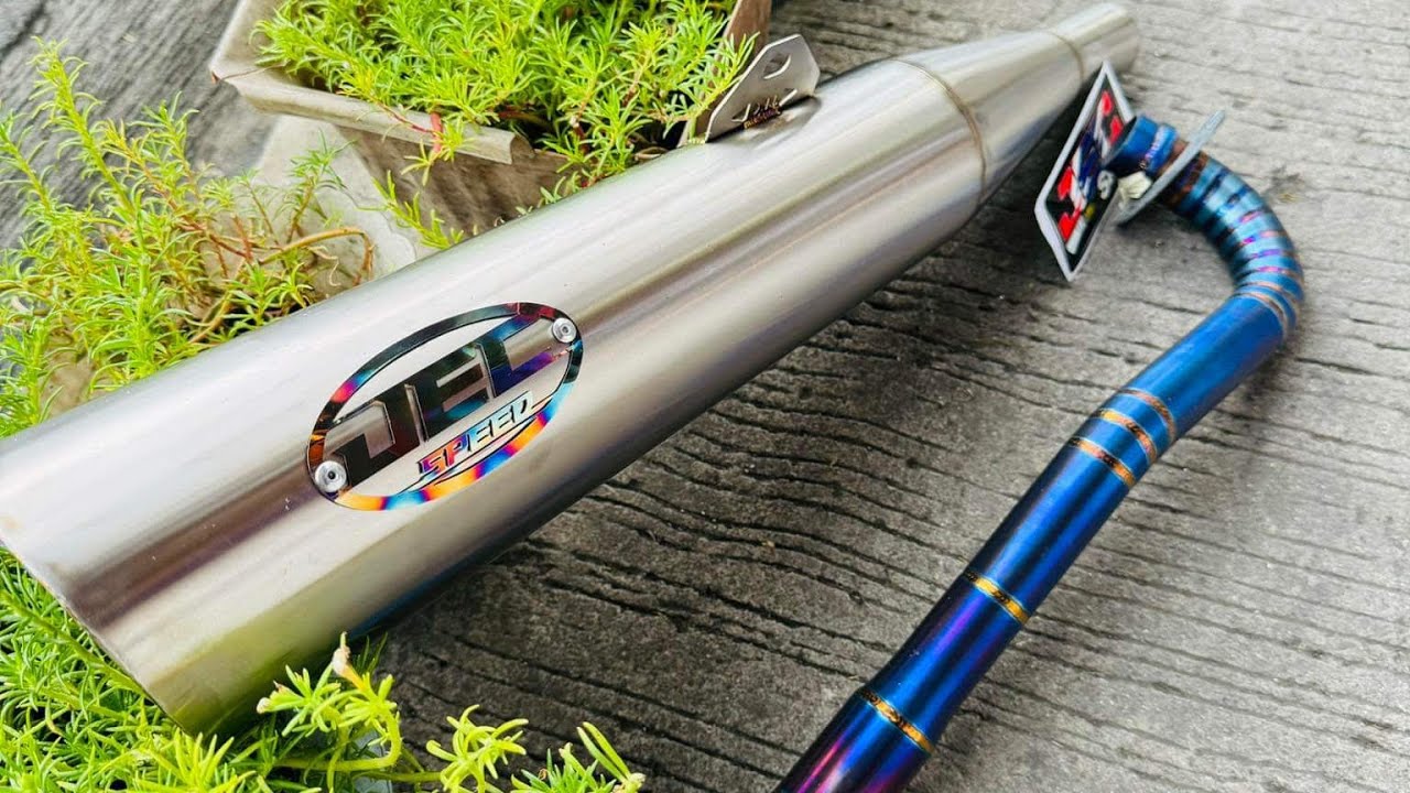 Titanium wave 125 powerpipe - YouTube