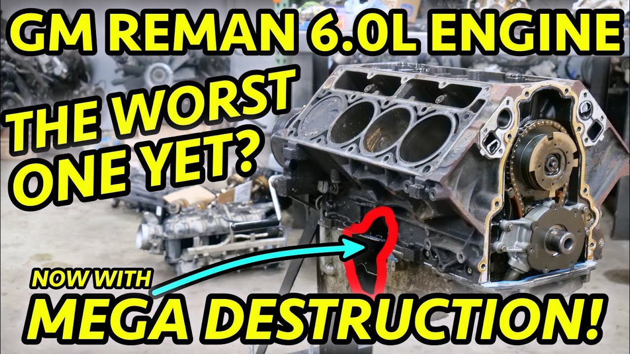ANNIHILATED! GM Remanufactured Silverado 6.0L Engine DESTROYED After Just 5 Years! - YouTube