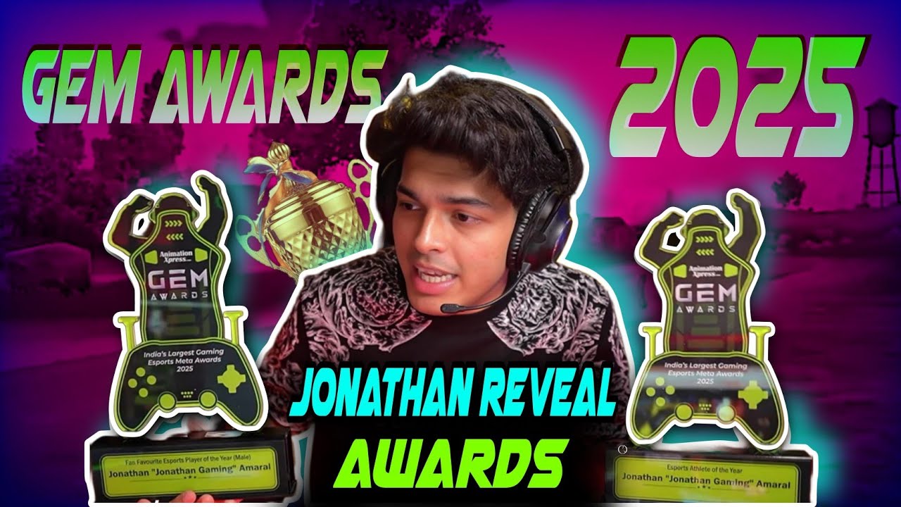 Jonathan Reveal Esport Athlete Of The Year Awards🏆 | GEM 2025 Awards ...