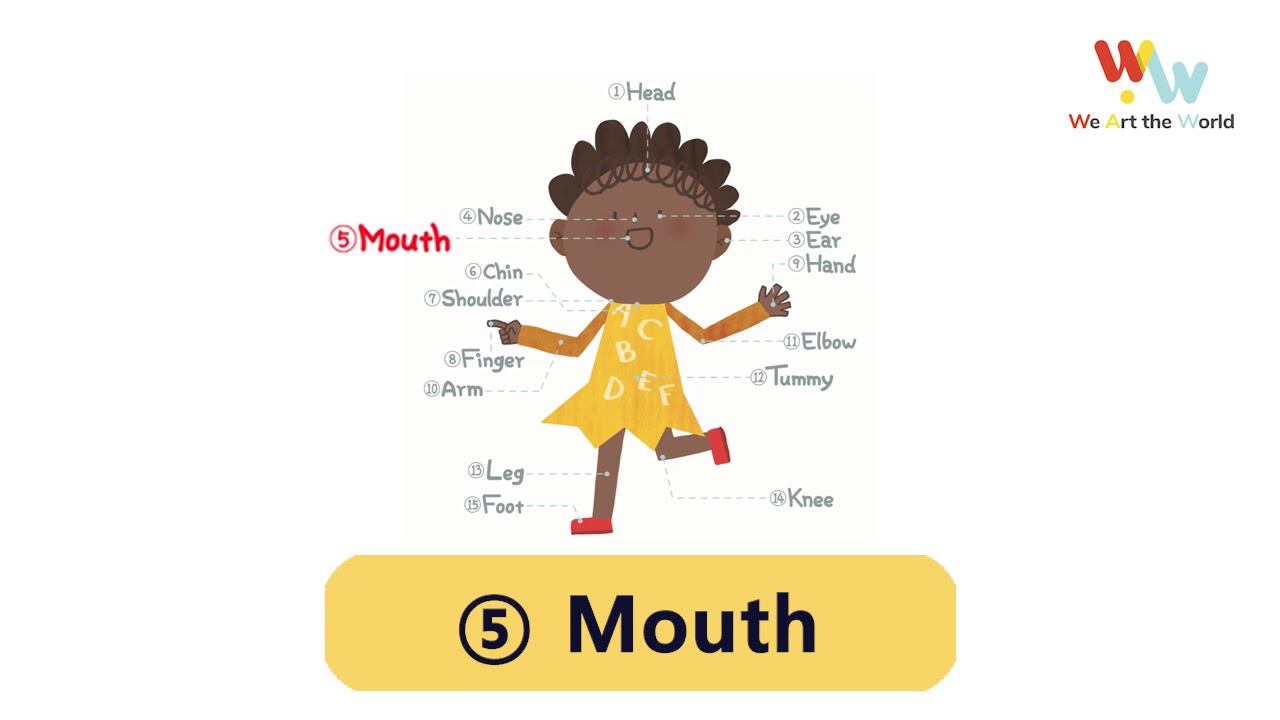 Lani : 3M1W Body 몸의 명칭 - YouTube