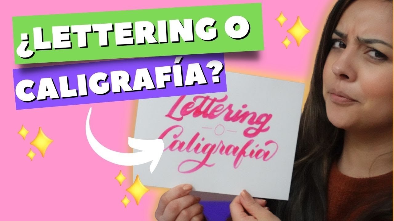 ¿Es LETTERING o CALIGRAFIA moderna? - YouTube