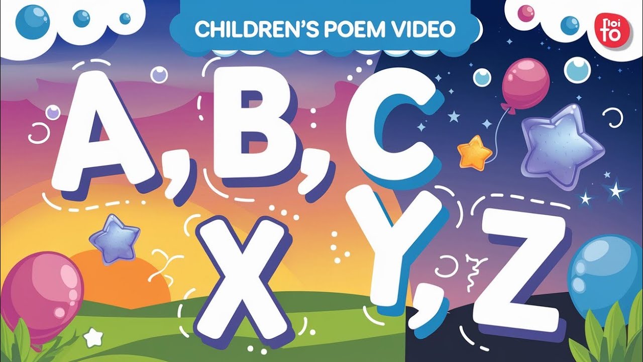 ABC Playtime to Bedtime | Fun Alphabet Poem for Kids" #kidiverse ...