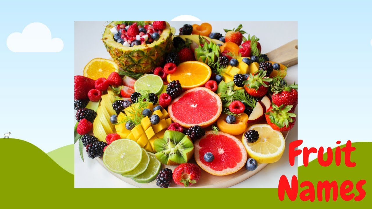 Fruit names | alphabetical order | English - YouTube
