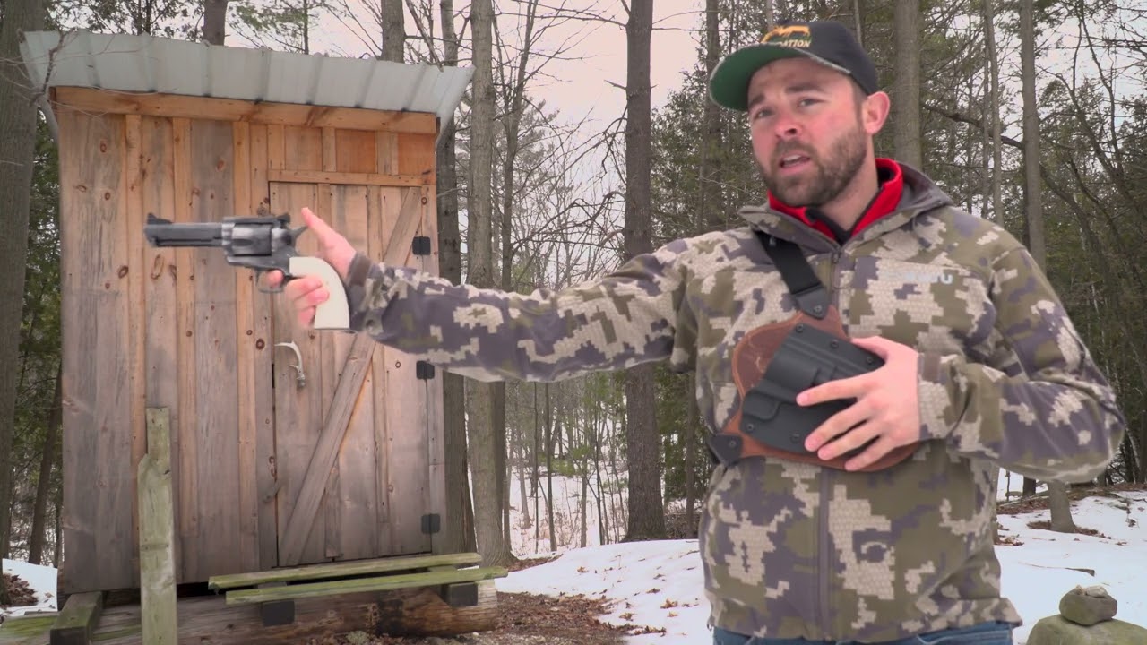 What hand gun is great to carry while hunting - YouTube