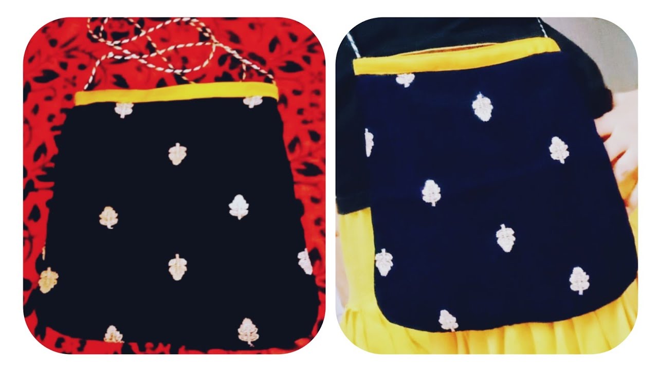 DIY Easy Side Bag/Hand bag cutting and sewing/Making an easy and simple ...