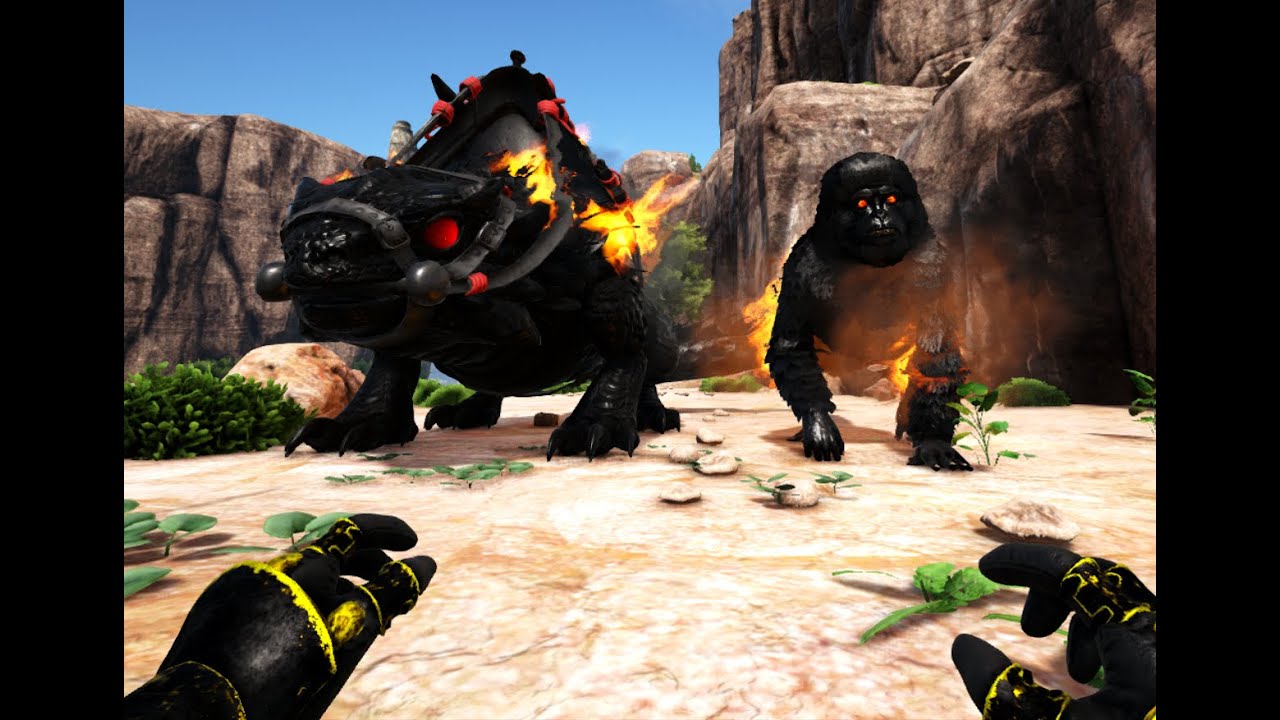 ARK: Primal Fear #4 Mình Bắt Được Demonic Thony Vs Demonic Mesopithecus ...