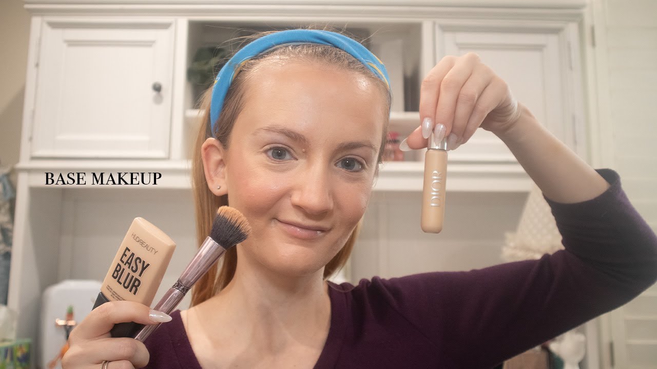 my new base makeup routine - YouTube