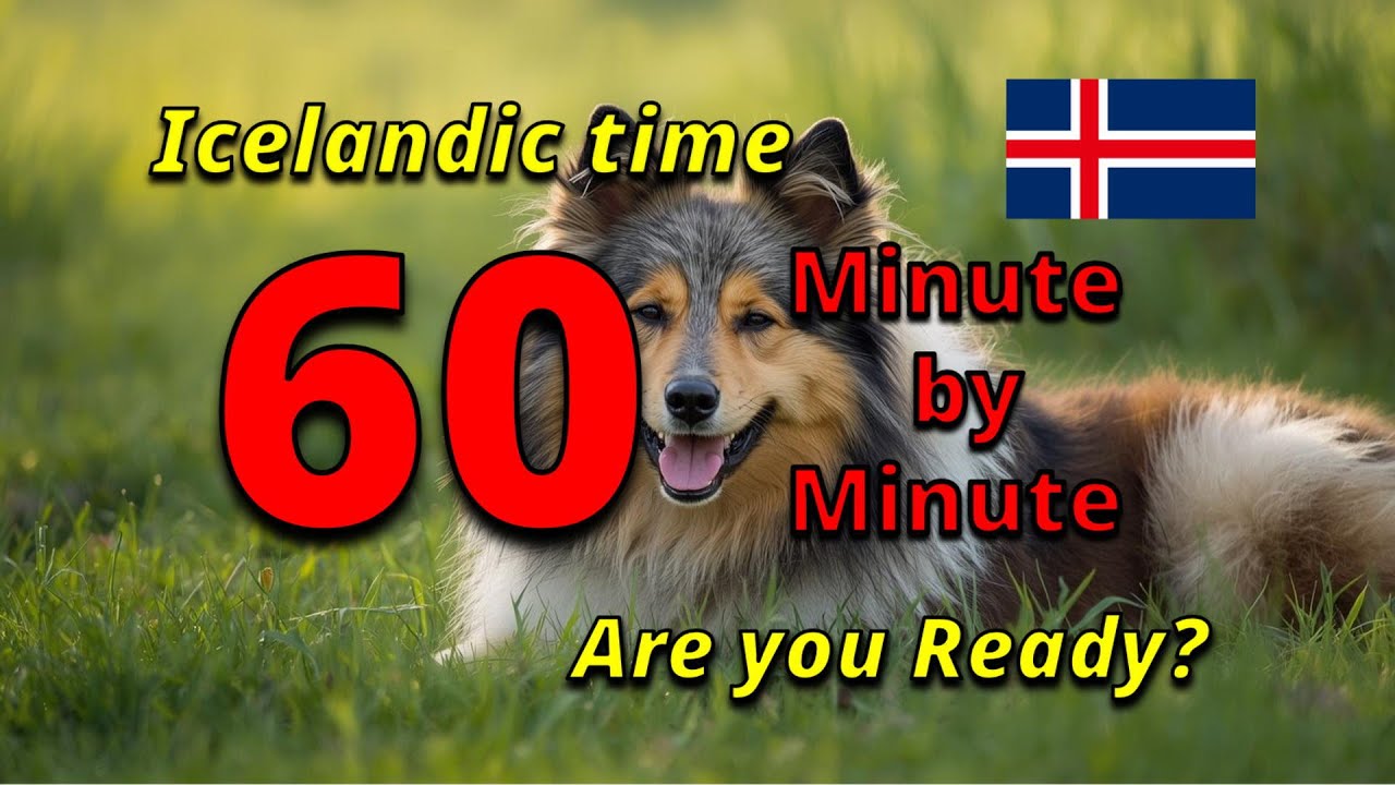 🇮🇸 Learn Icelandic Time Expressions: 🕒 Counting from 1 to 60 Minutes ...