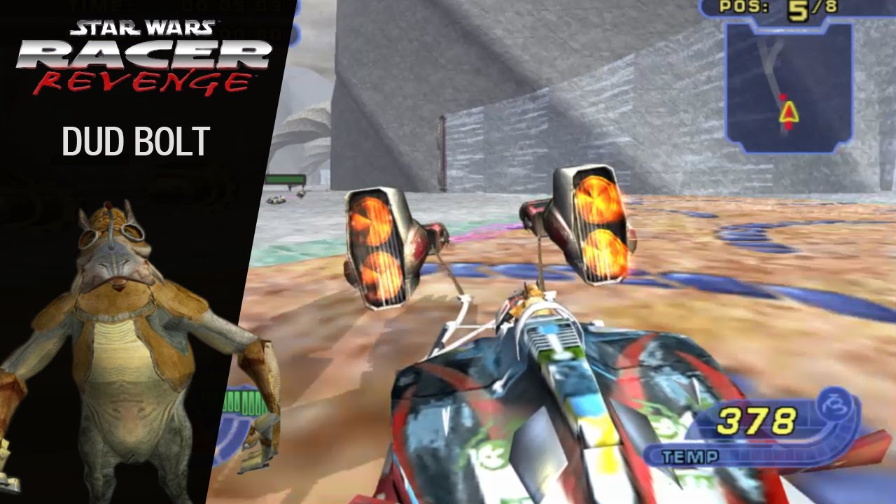 Star Wars Racer Revenge PS2 - Dud Bolt - Mon Calamari - YouTube