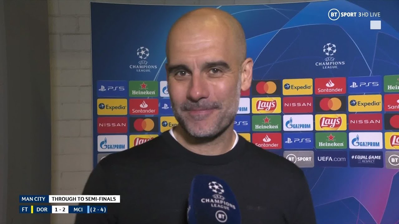 'We are starting to build history!' Pep Guardiola on reaching the UCL ...