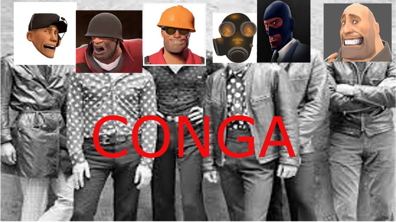 Team Fortress 2 Conga with Freeze Frame - YouTube