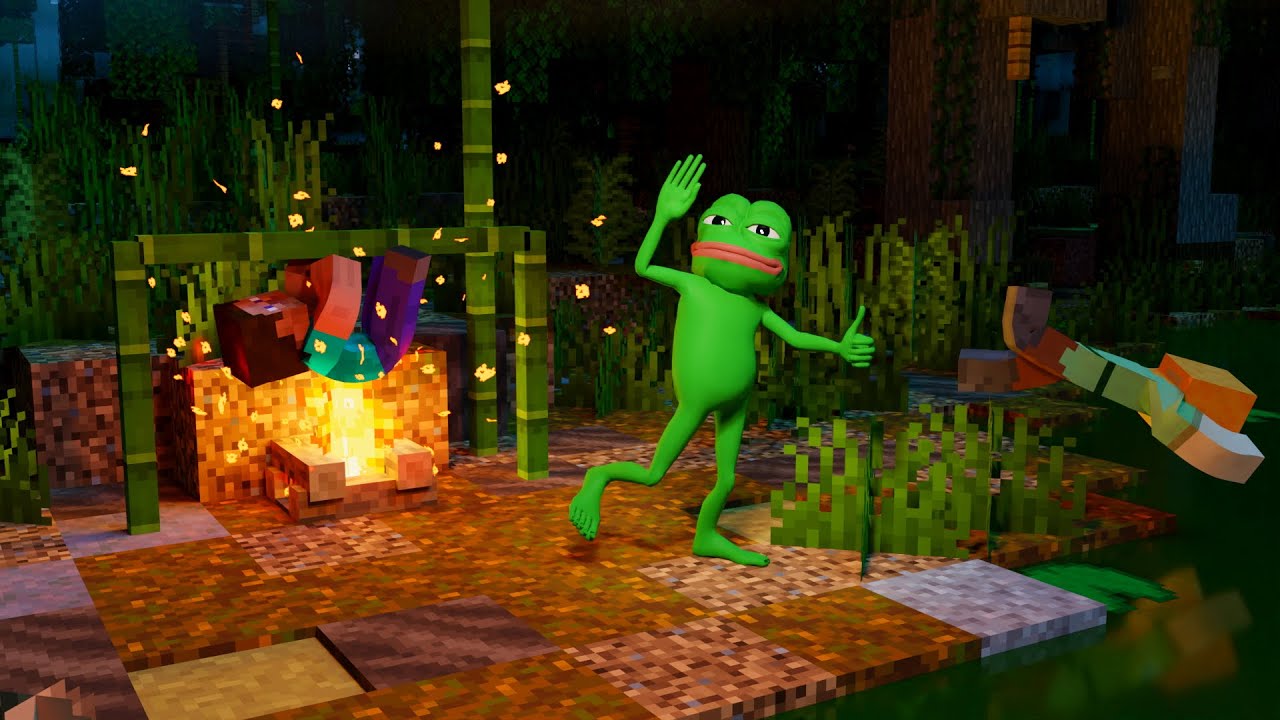 Angry Pepe the Frog (minecraft animation meme) - YouTube