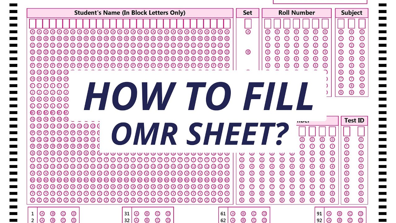 OMR Sheet Guide for APSSB Exam Aspirants II CGL II CHSL II CSL EXAMS ...