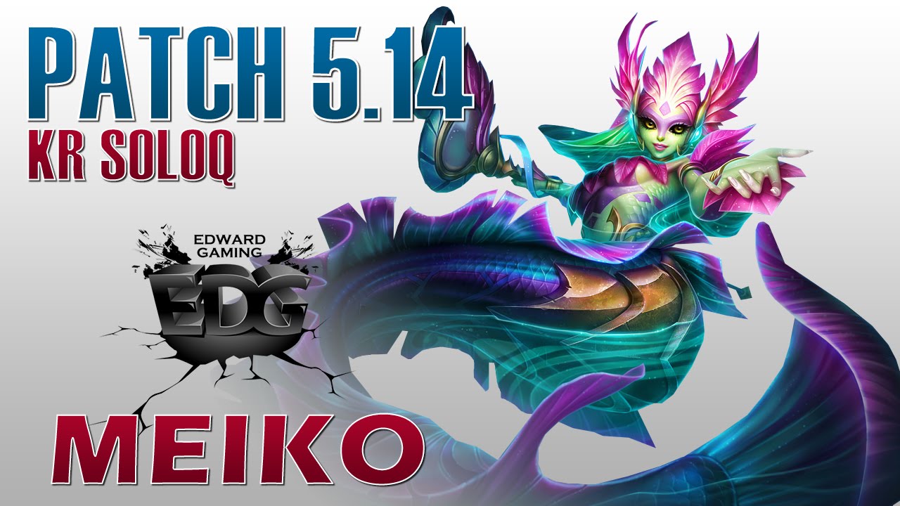 EDG Meiko - Nami Support - KR SoloQ - YouTube