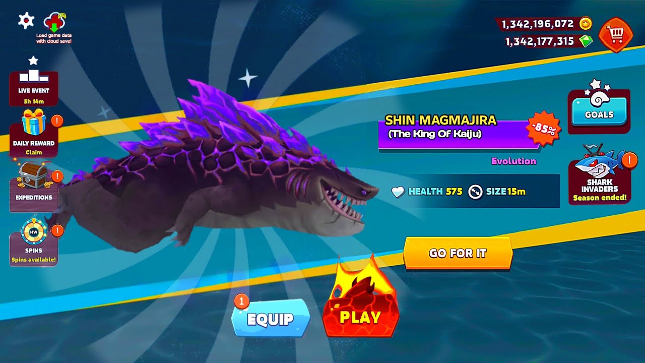 NEW BIG TITAN MAGMAJIRA SHARK UNLOCKED GOT 90% OFF - BIG SHARK - HUNGRY ...
