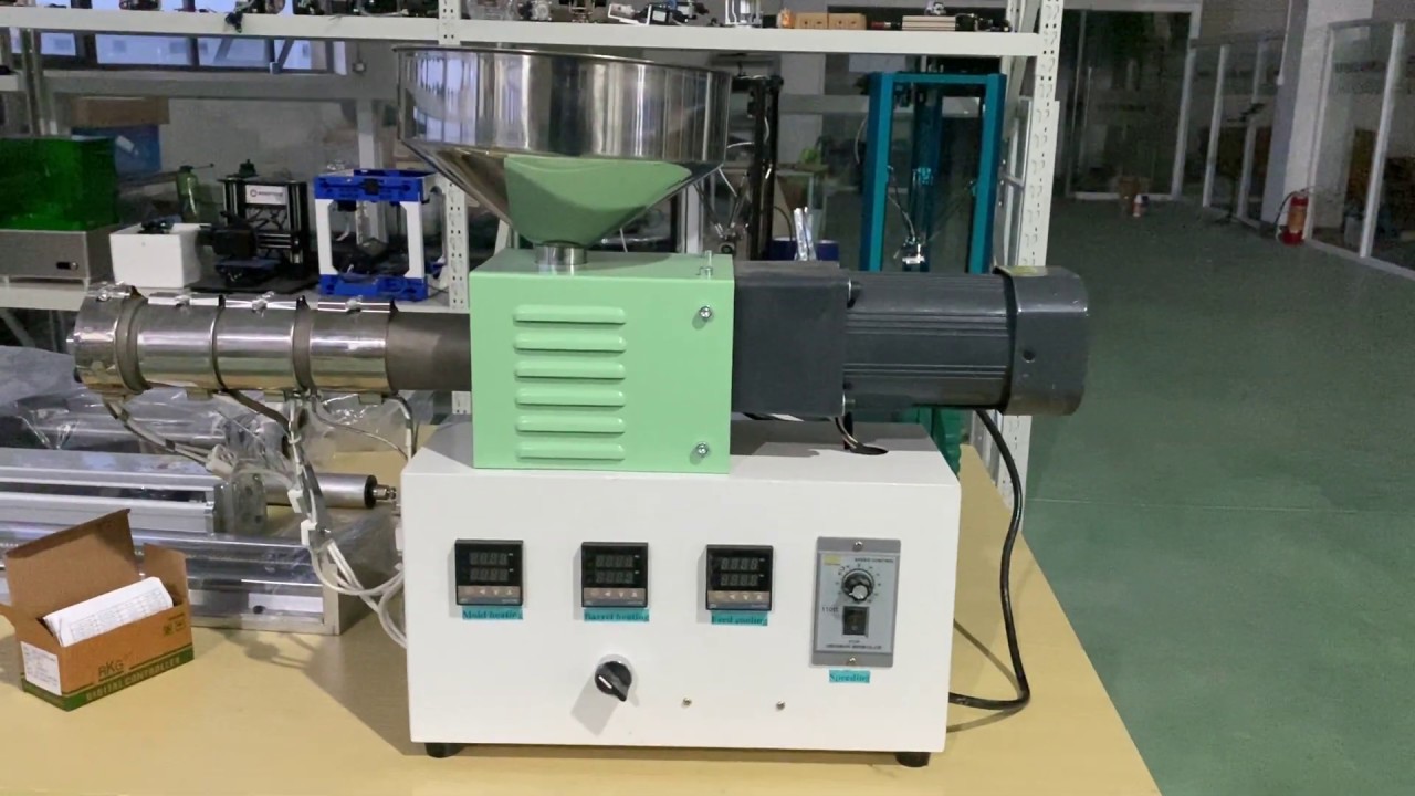 RobotDigg Desktop Filament Extruder - YouTube