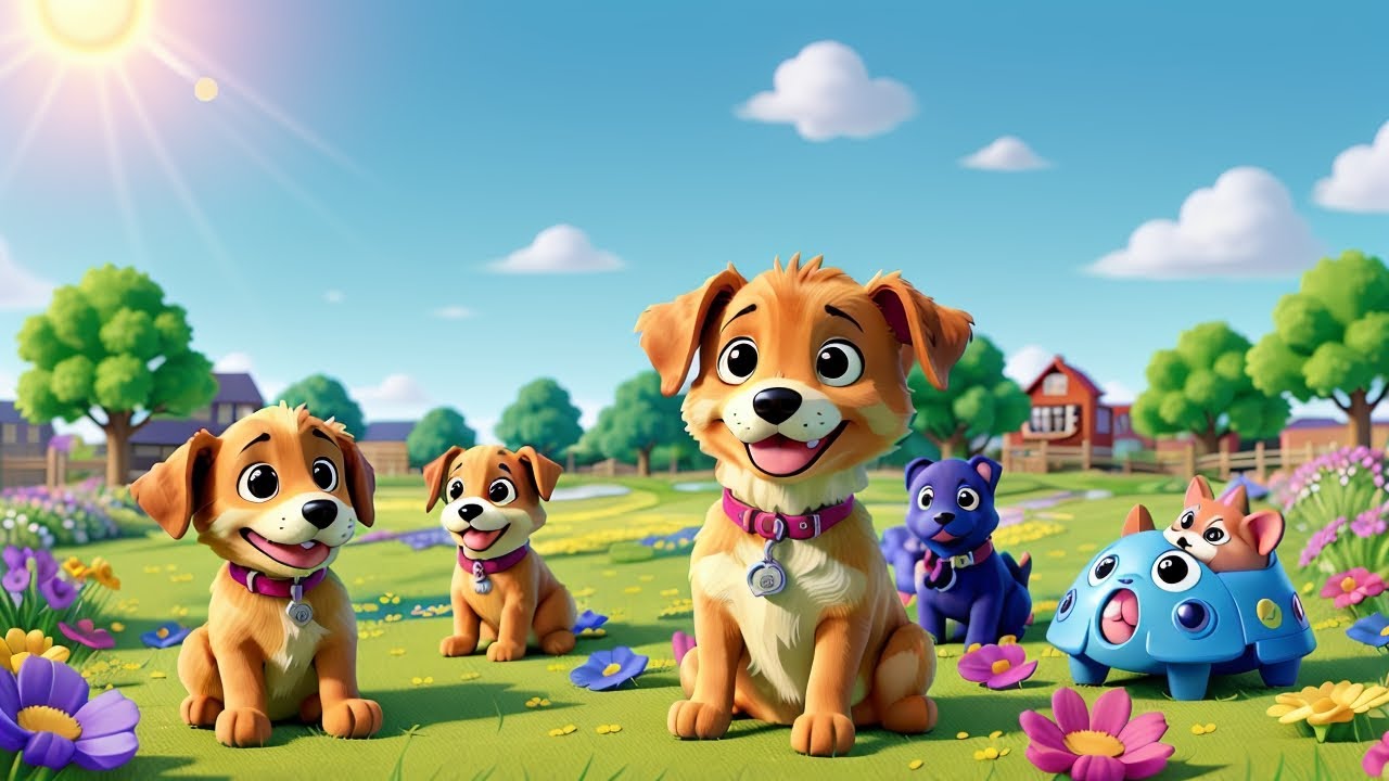 New Kid's Puppy Song | Puppy Pals | Kid's Rhyming Song | Adorable ...
