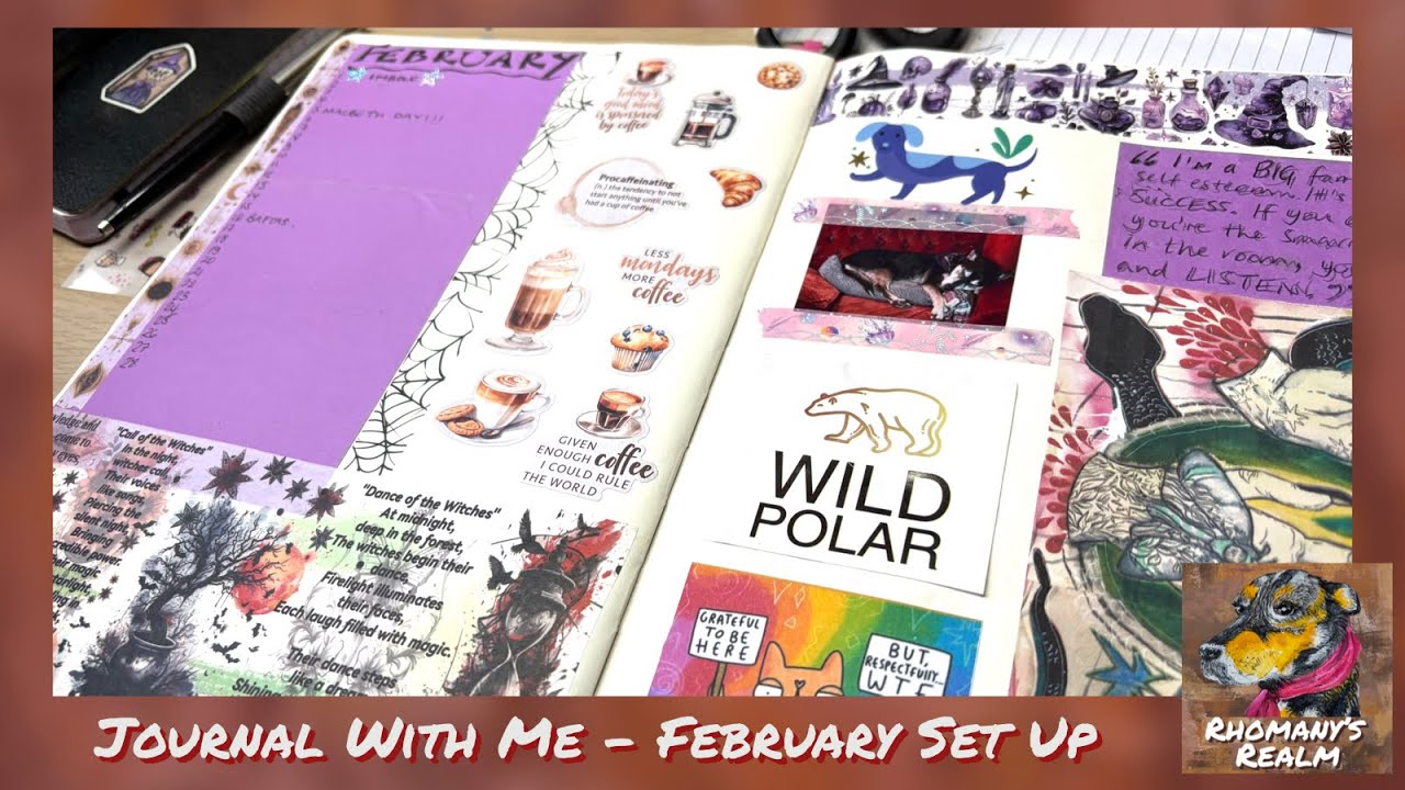 Journal With Me - February Set Up - YouTube