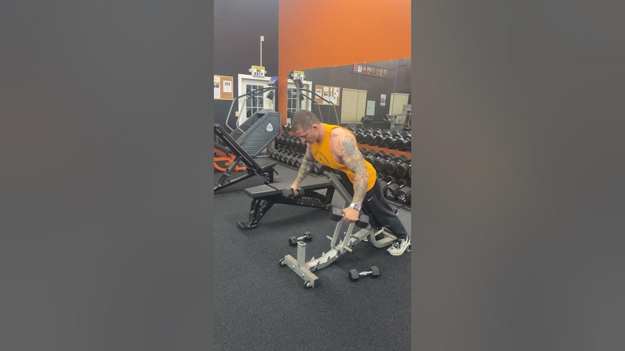 Reverse Incline DB Reverse Fly - YouTube