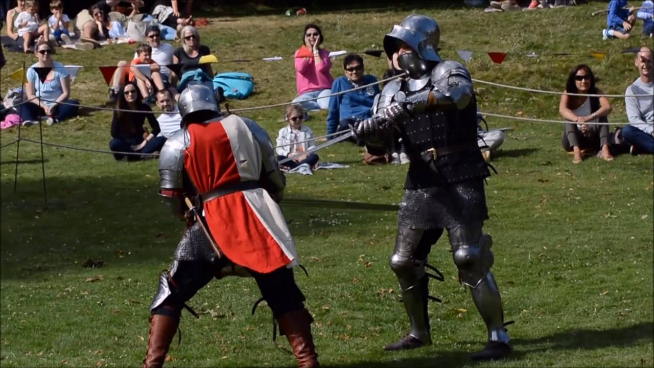 Fight - Medieval Tournament - Arundel Castle 2016 - YouTube