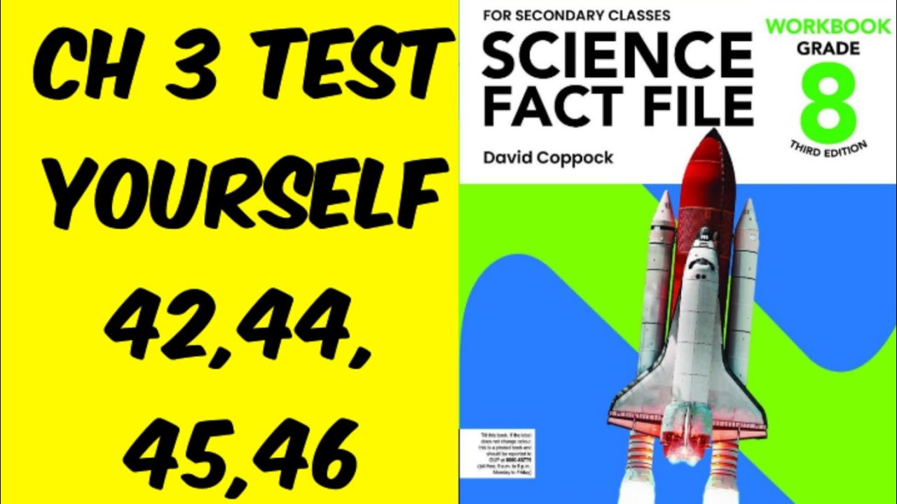 Science fact file grade 8 third edition Ch 3 Test yourself - YouTube