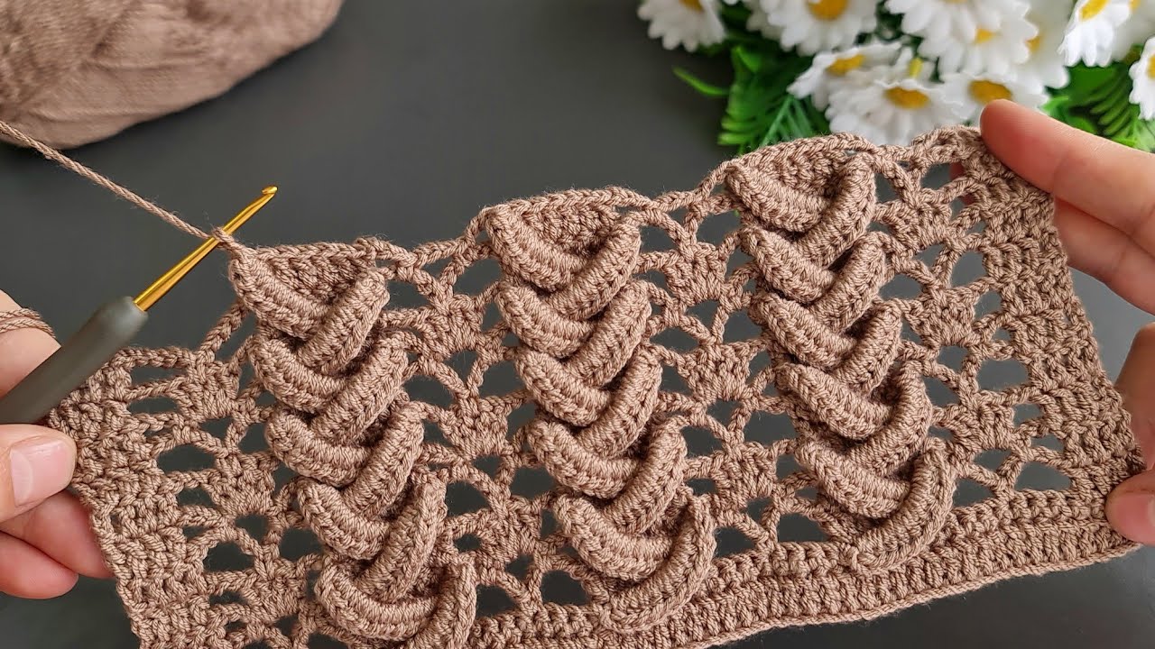 Wow!.. 😇 Unique STITCH I've never seen crochet like this before. New ...