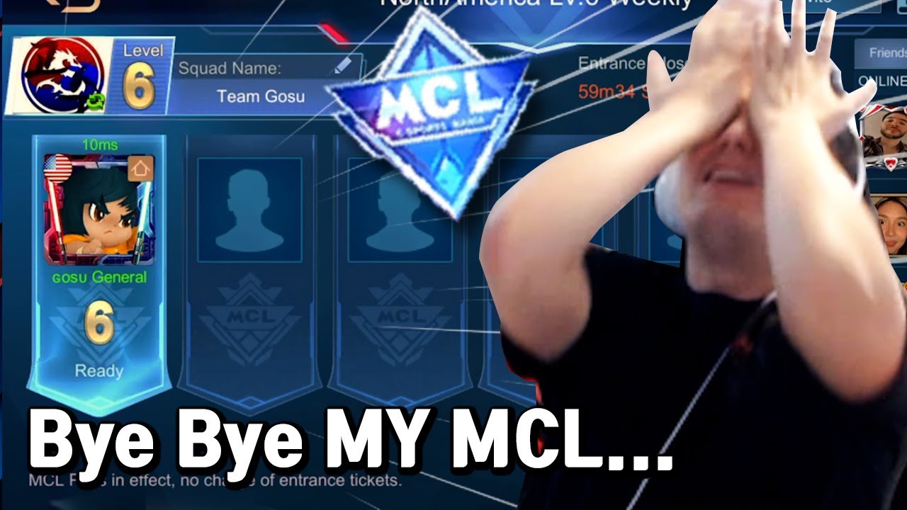 Gosu General almost gonna cry in MCL | Mobile Legends - YouTube